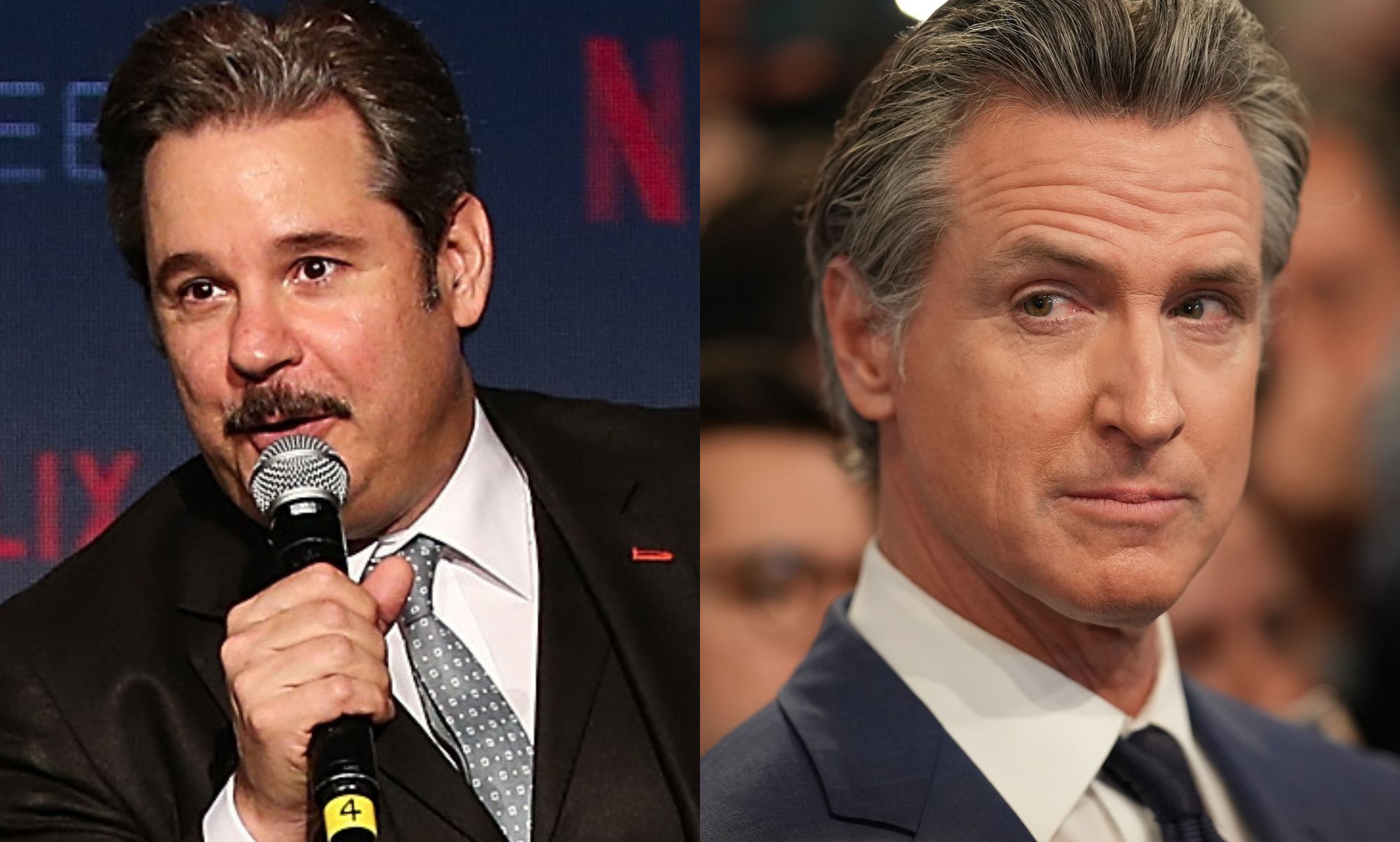 Gavin Newsom roasted by comedian Paul F Tompkins over podcast