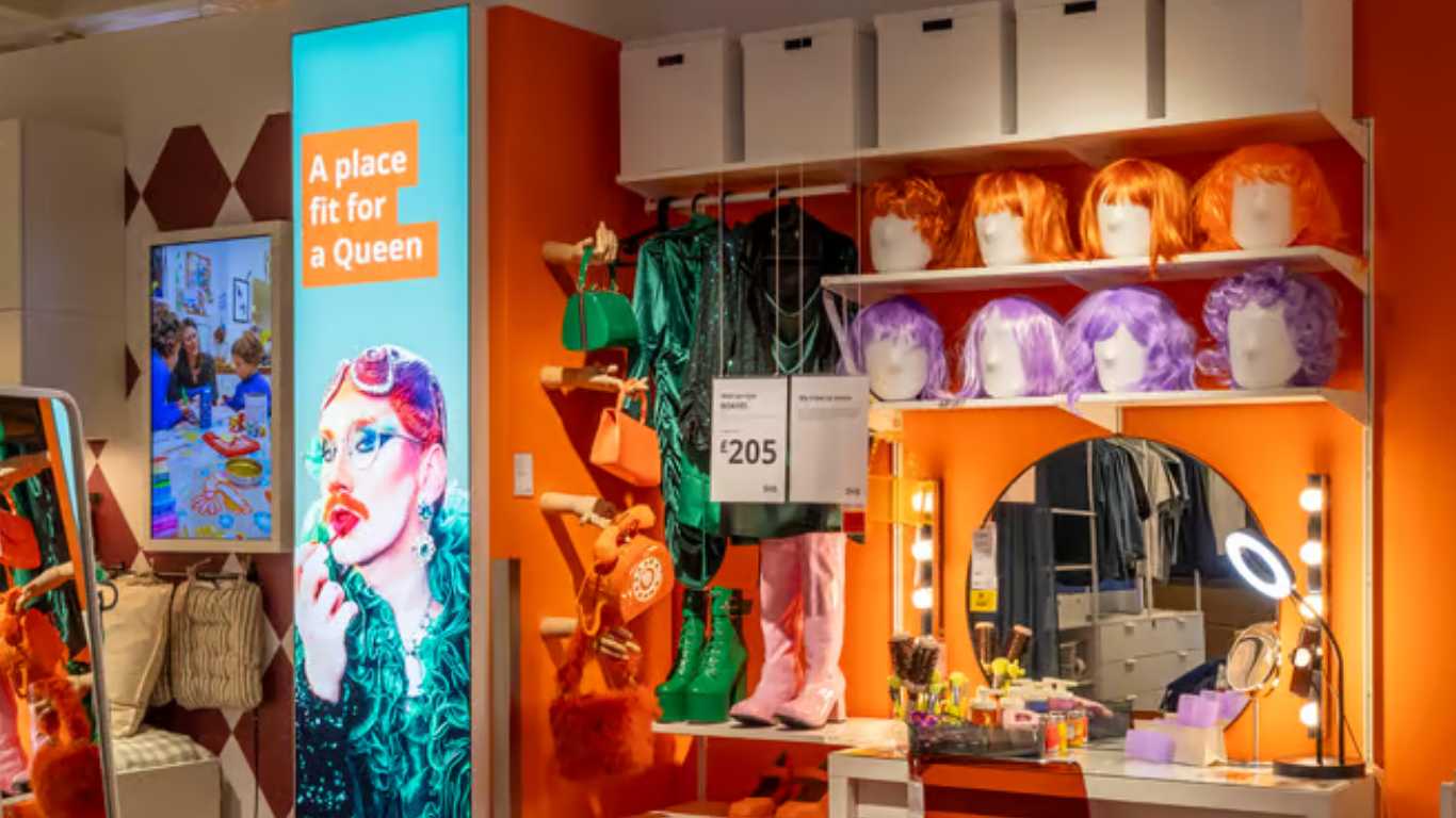 IKEA enlists drag queen for Oxford Street store launch campaign