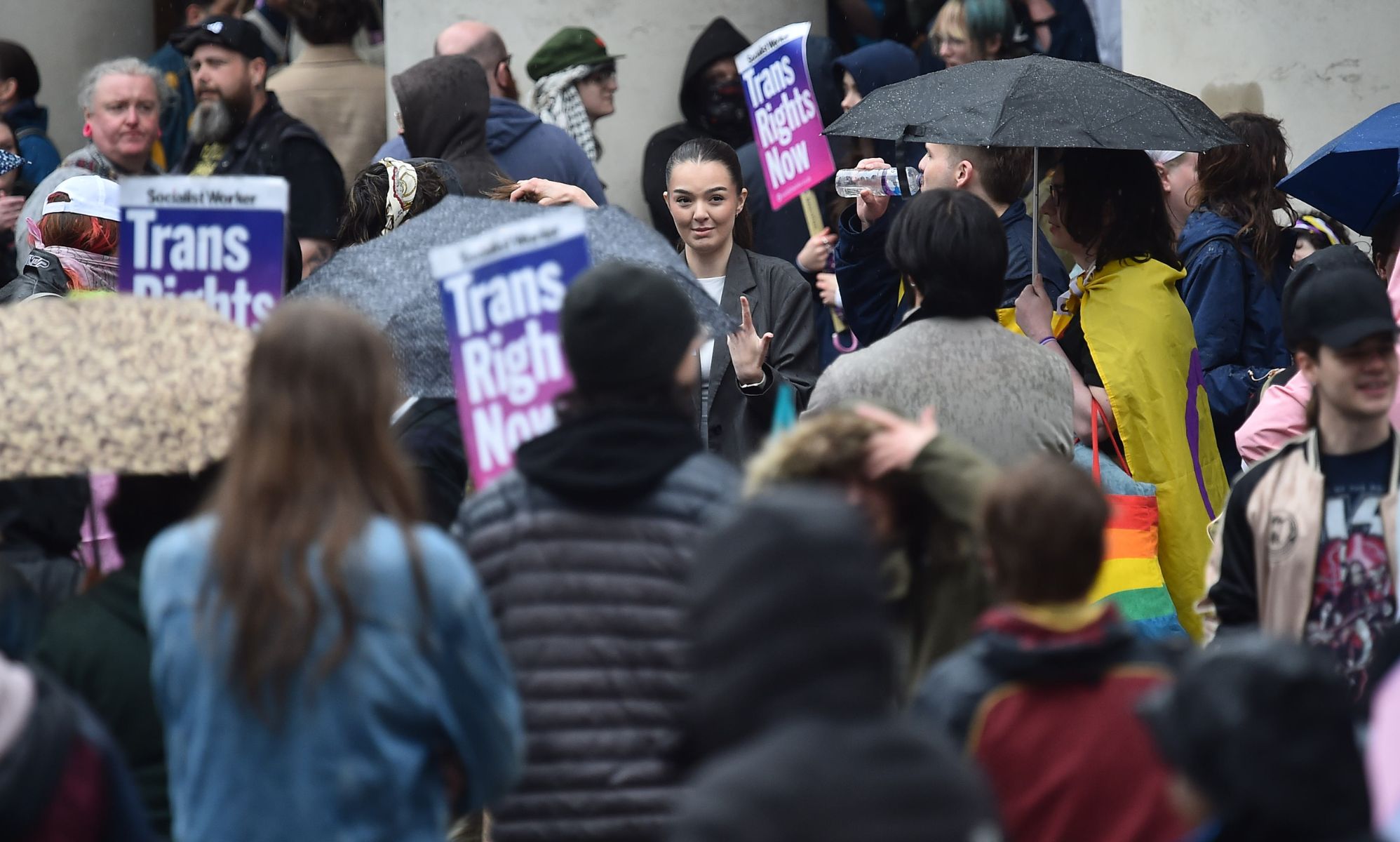 Trans rights protests held in cities across the UK