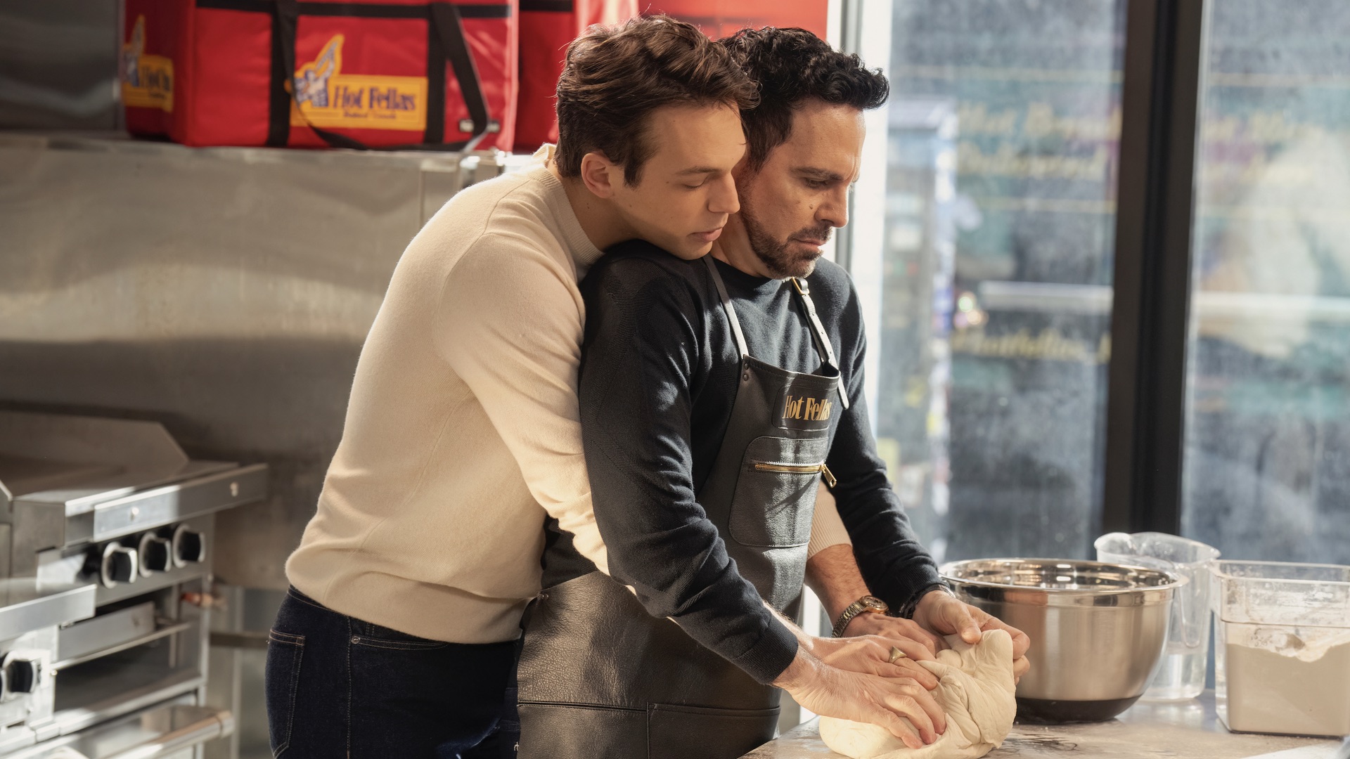 Rafe Spall says gay sex scene with male star was a 'high point'