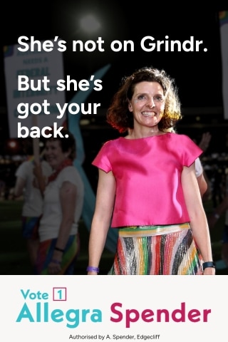 MP Allegra Spender runs ads on Grindr ahead of federal election