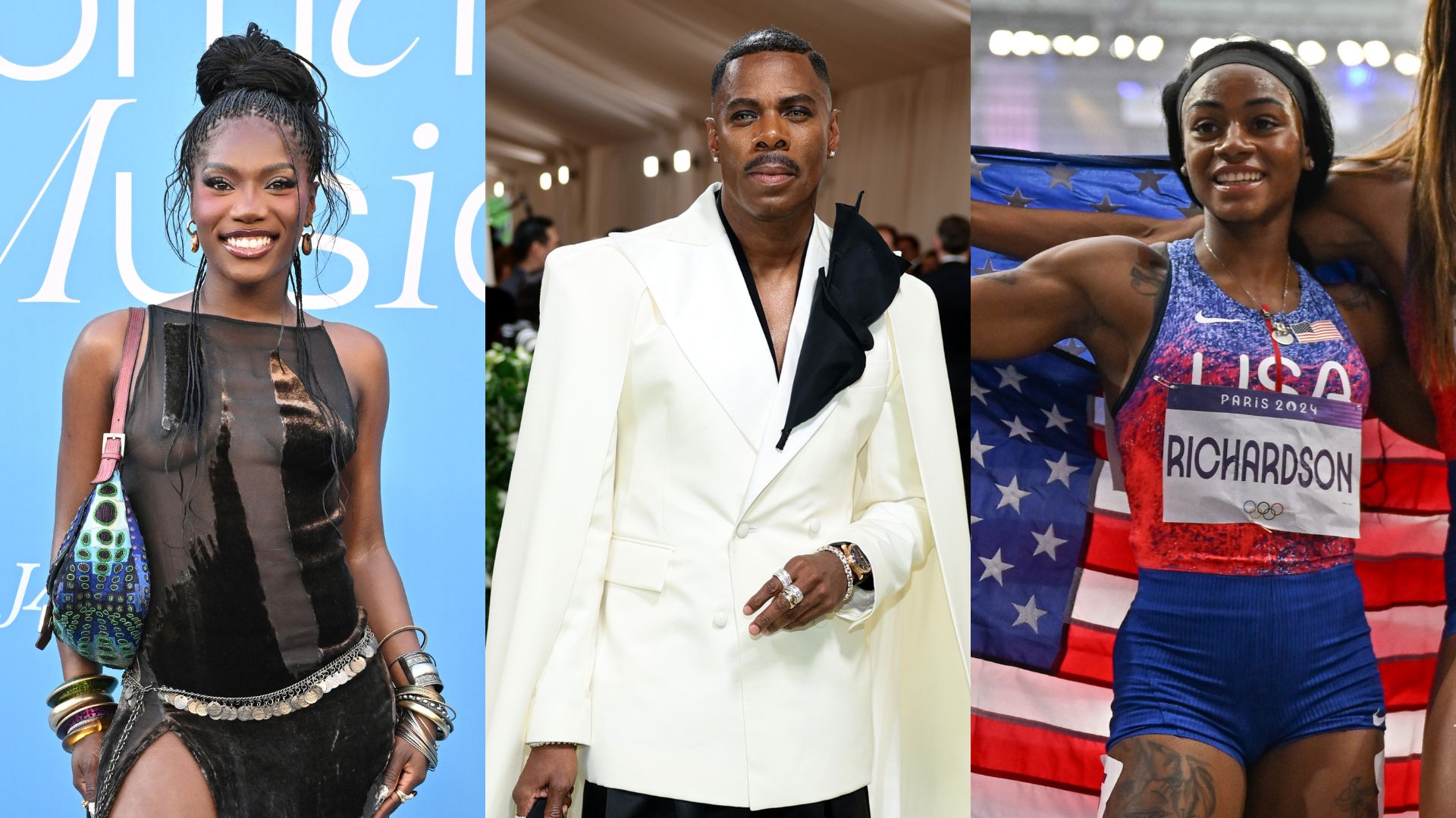 Ayo Edebiri has revealed that her first kiss was with another girl