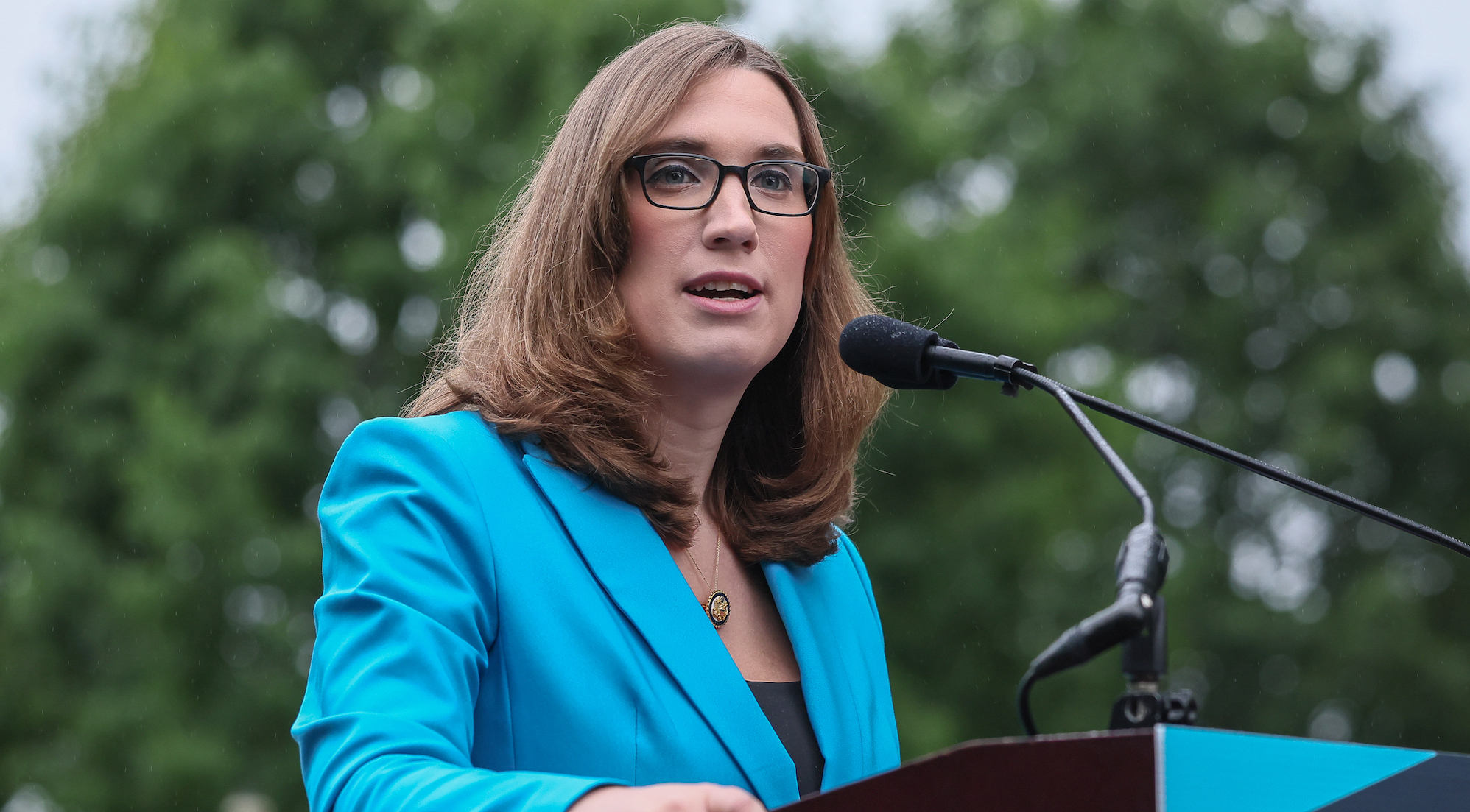 Sarah McBride's late husband would be so very proud of her today