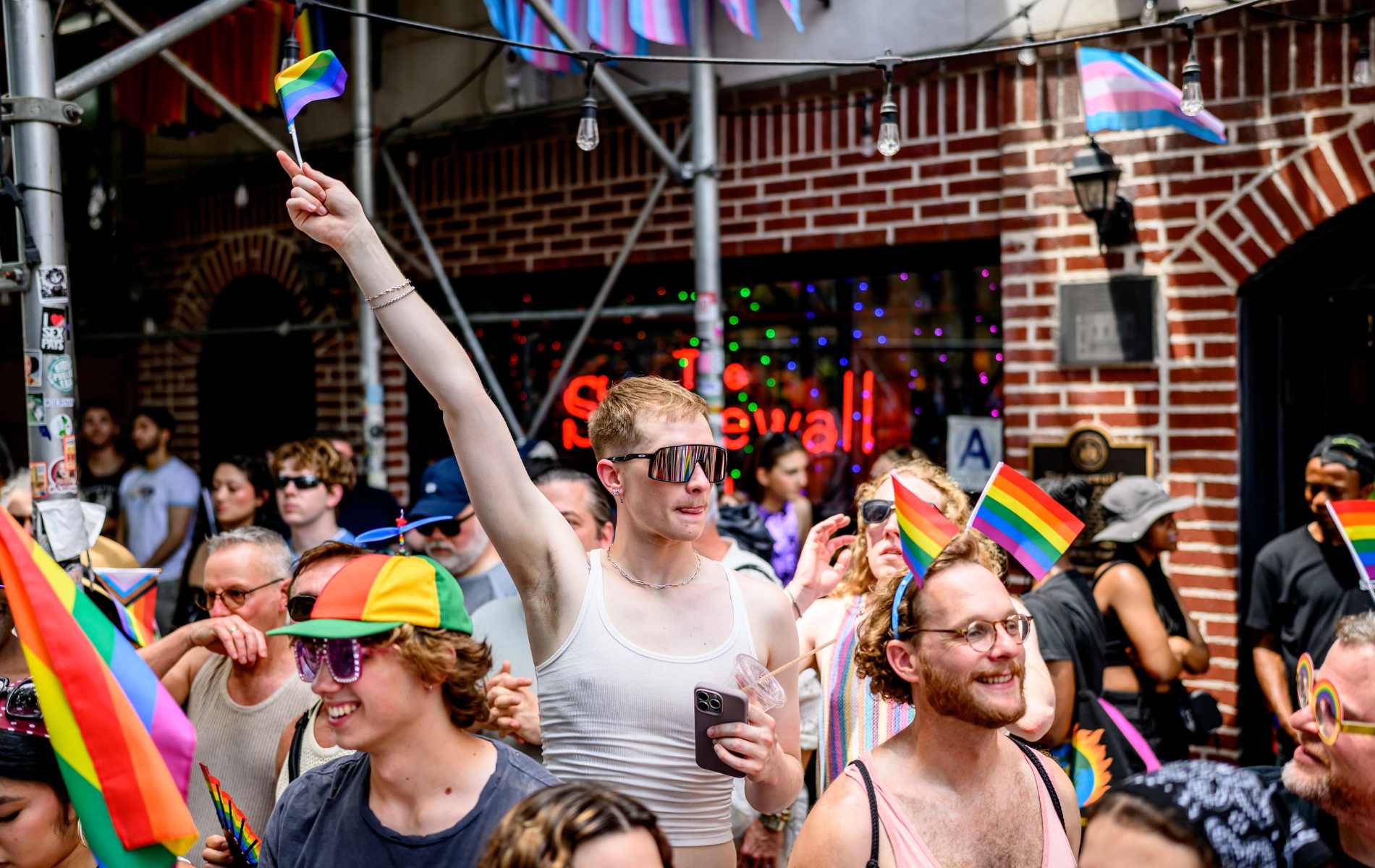 Two shot near Stonewall Inn after New York Pride parade