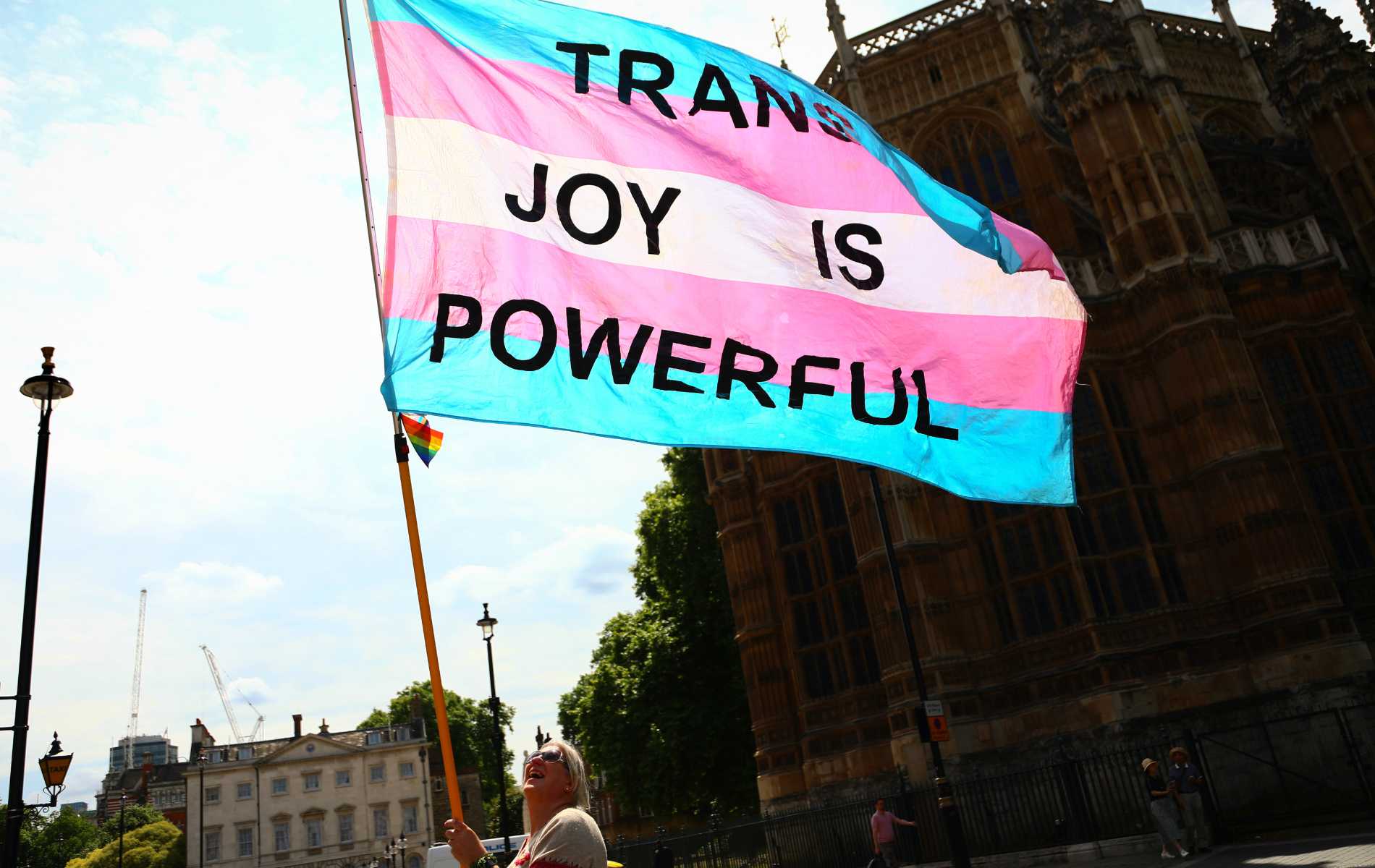 Hundreds of people turn up to lobby MPs about trans rights