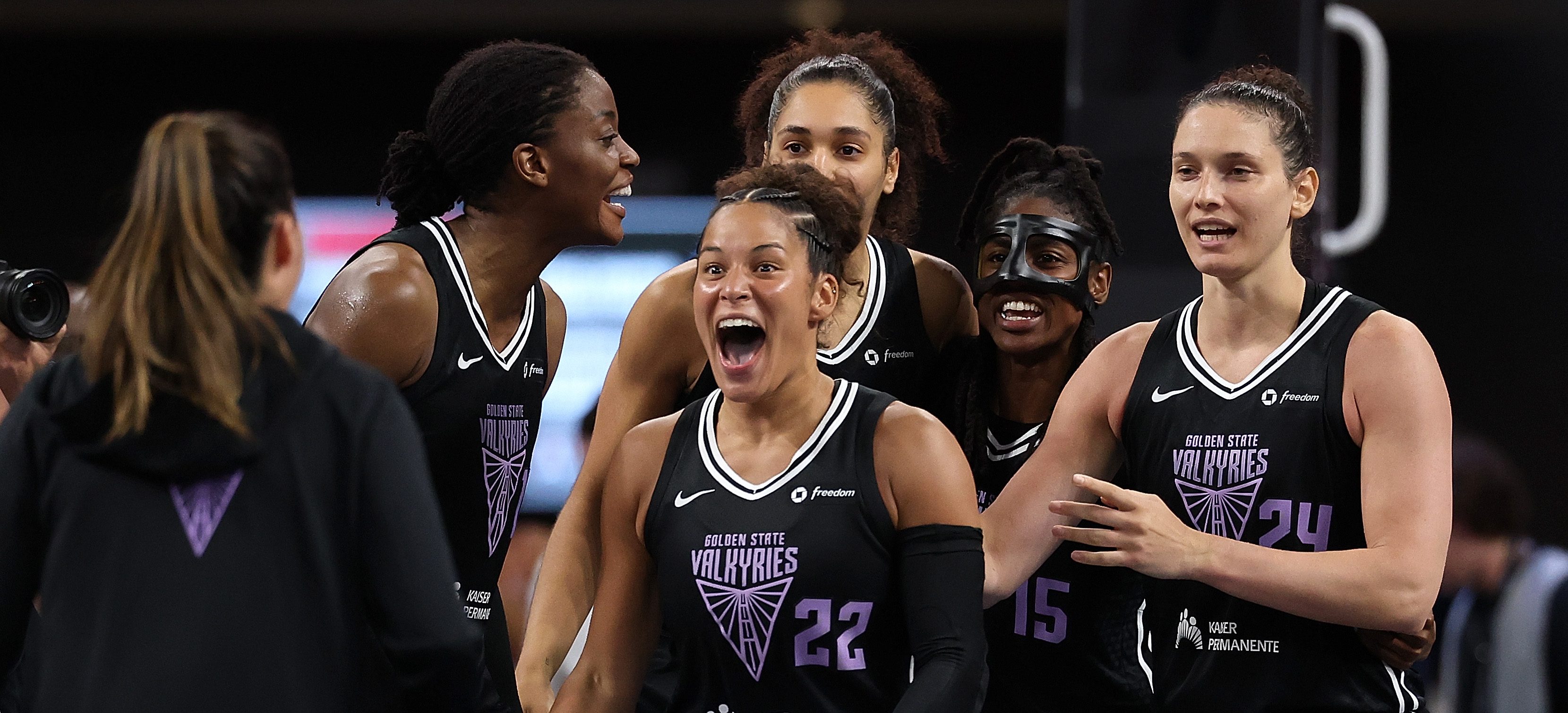 WNBA game interrupted by flying green adult toy