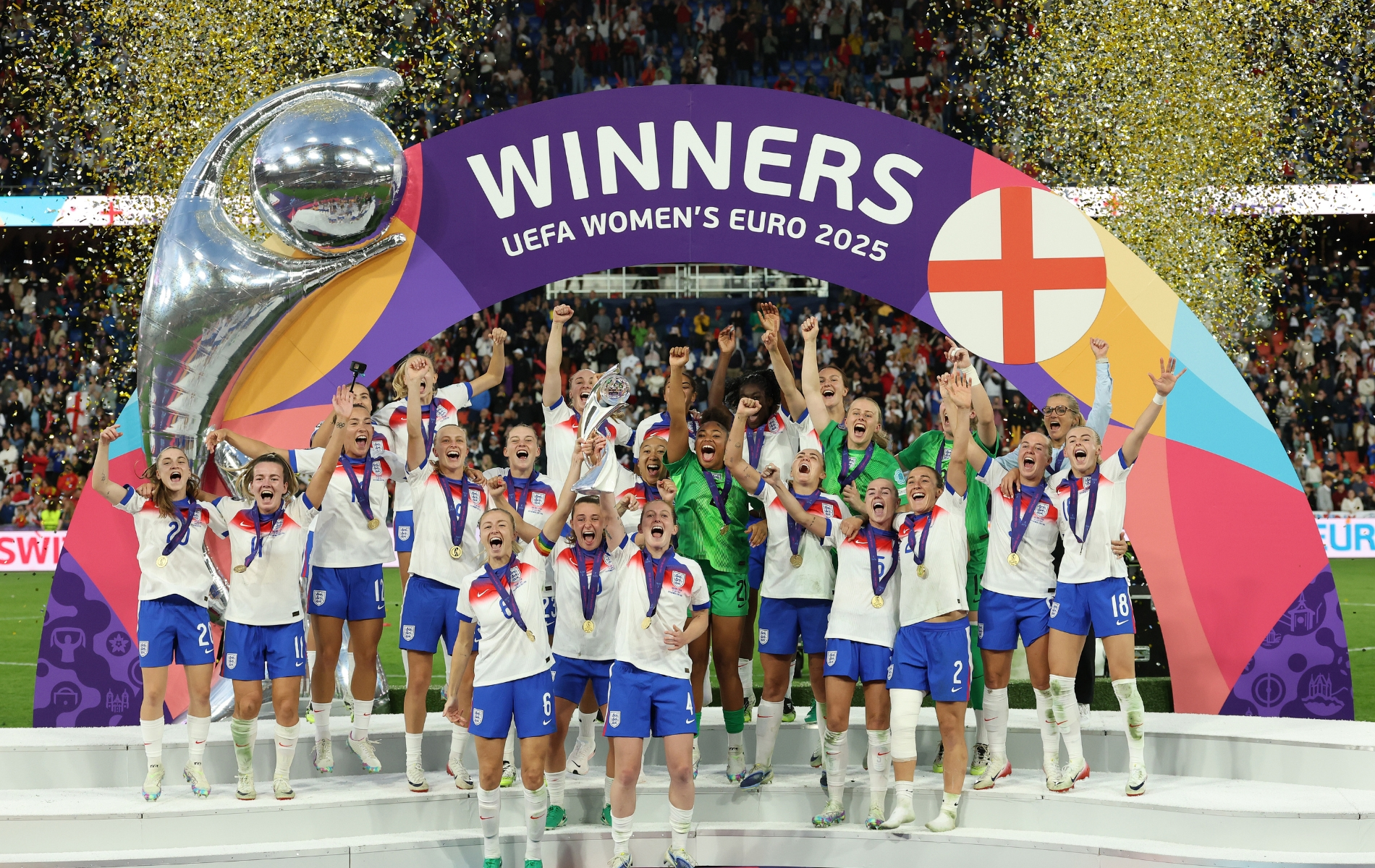 The LGBTQ+ England Lionesses at the Women's Euro 2025