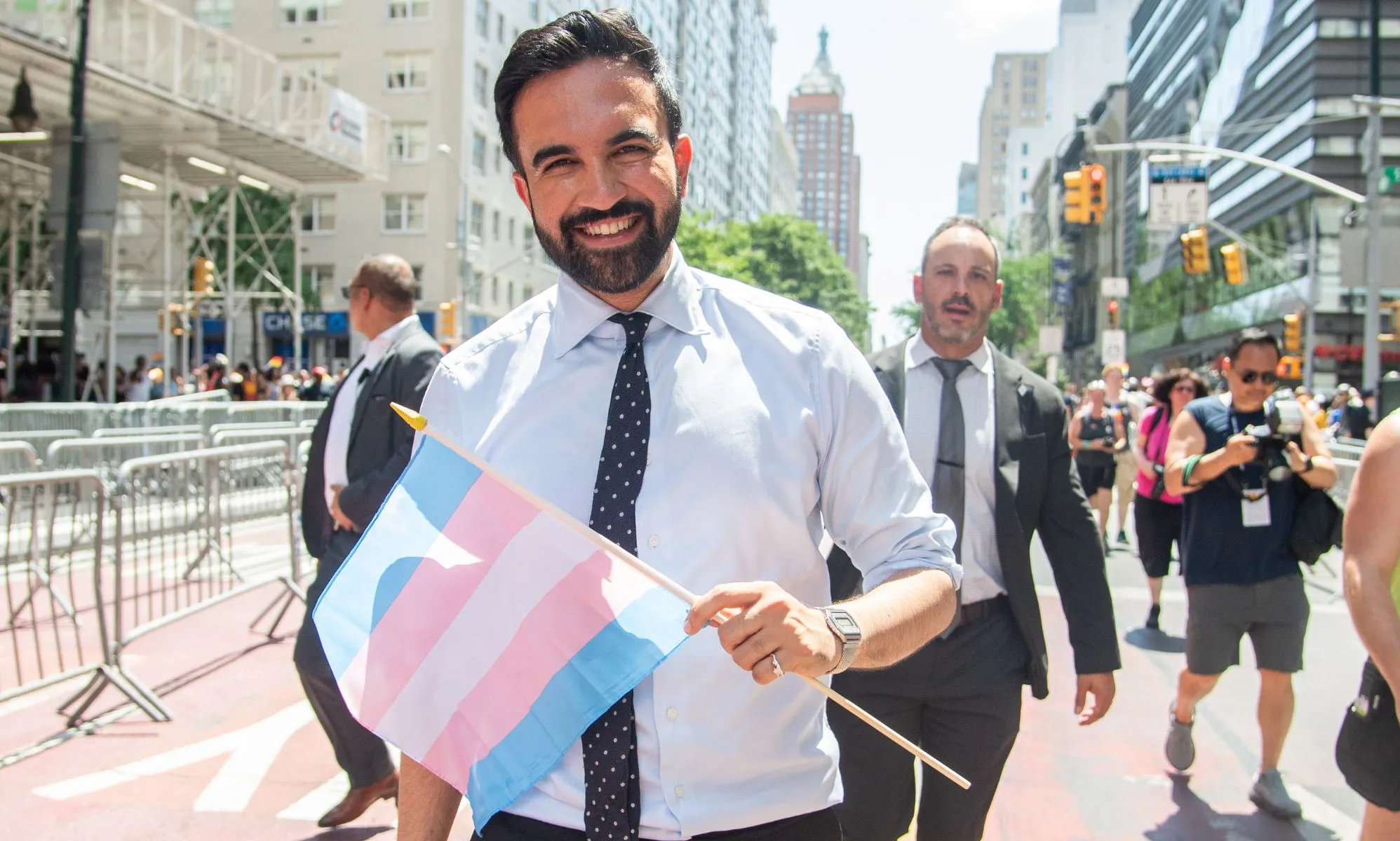 Zohran Mamdani shows up for New York Pride: 'A joy to march'