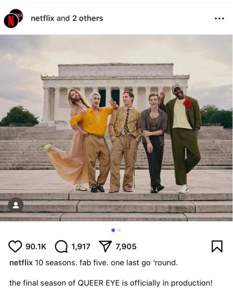 Queer Eye ending at Netflix after tenth and final season
