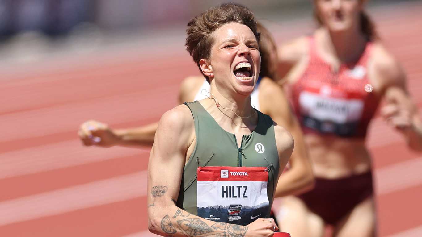 Trans non-binary runner Nikki Hiltz wins sixth national title