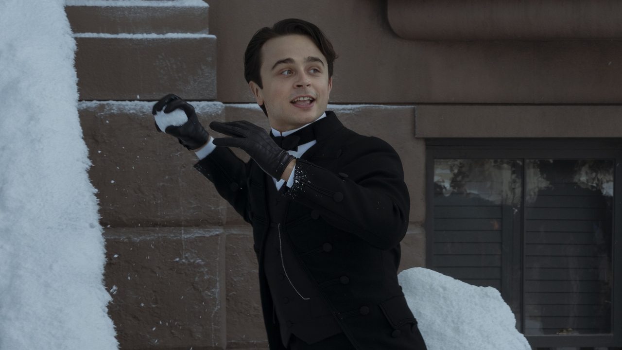 The Gilded Age star Ben Ahlers reacts to his 'clock twink' moniker