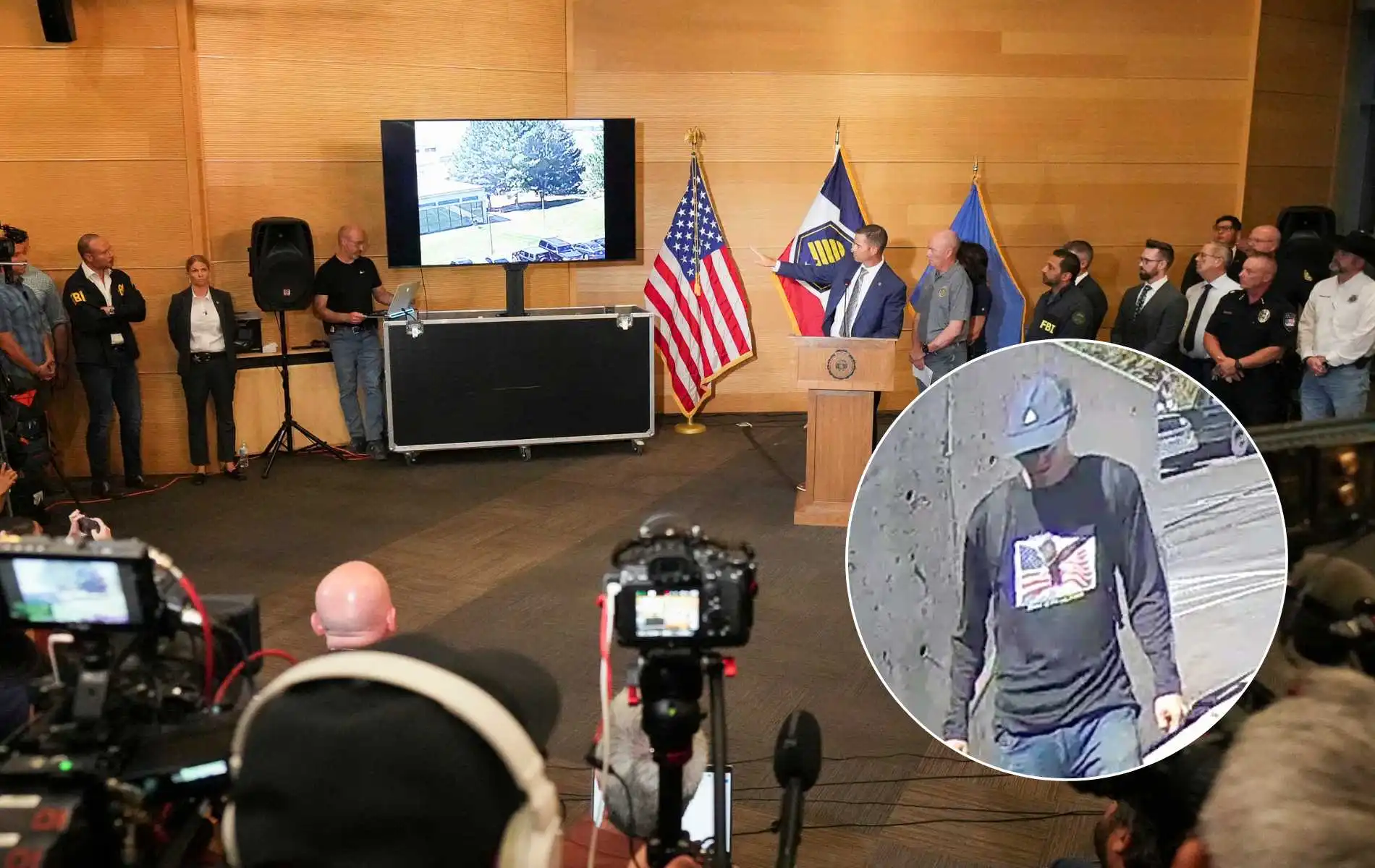 Video of Charlie Kirk shooting suspect fleeing scene released