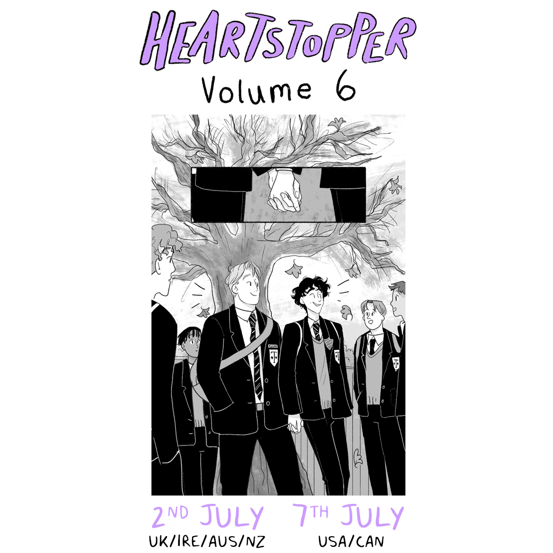 Alice Oseman reveals Heartstopper Volume 6 release date
