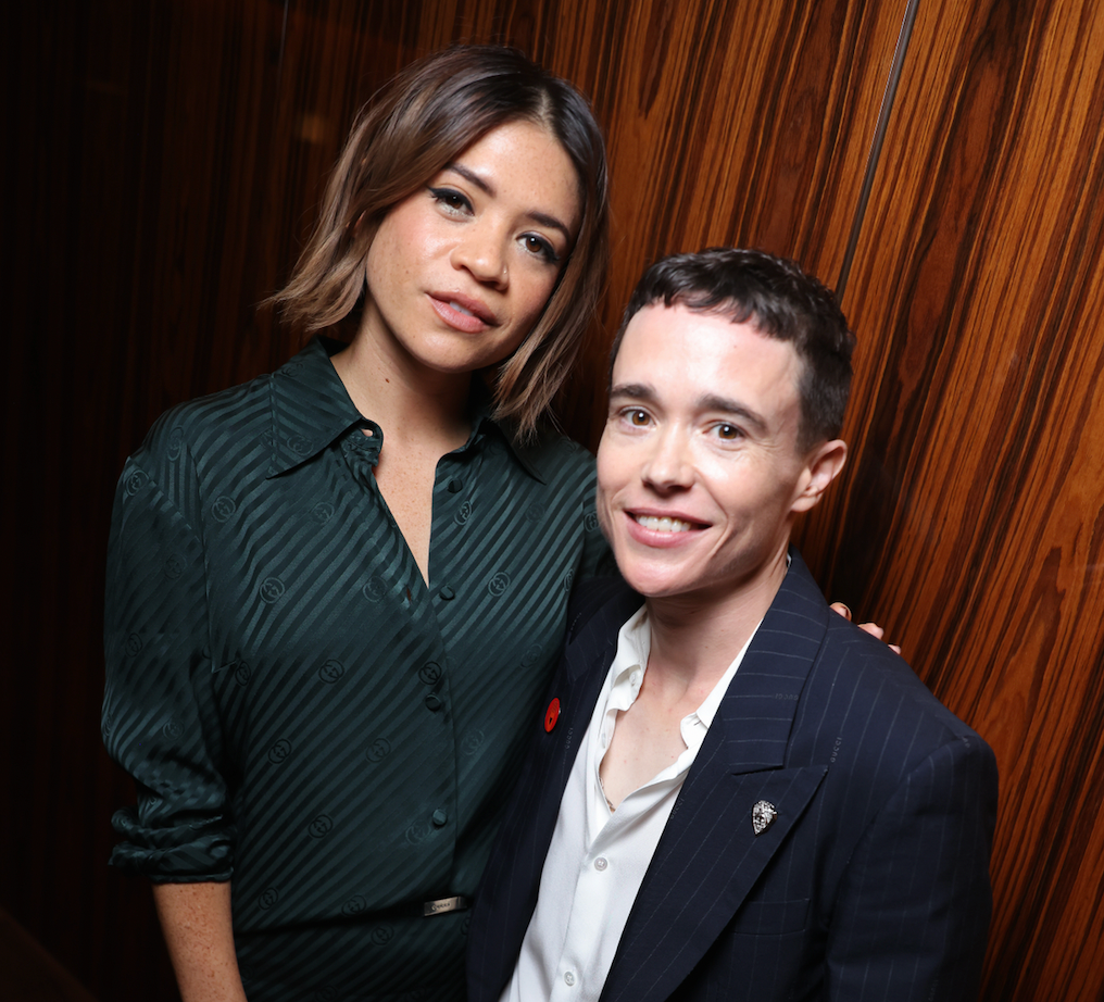 Elliot Page makes first public appearance with partner Julia Shiplett