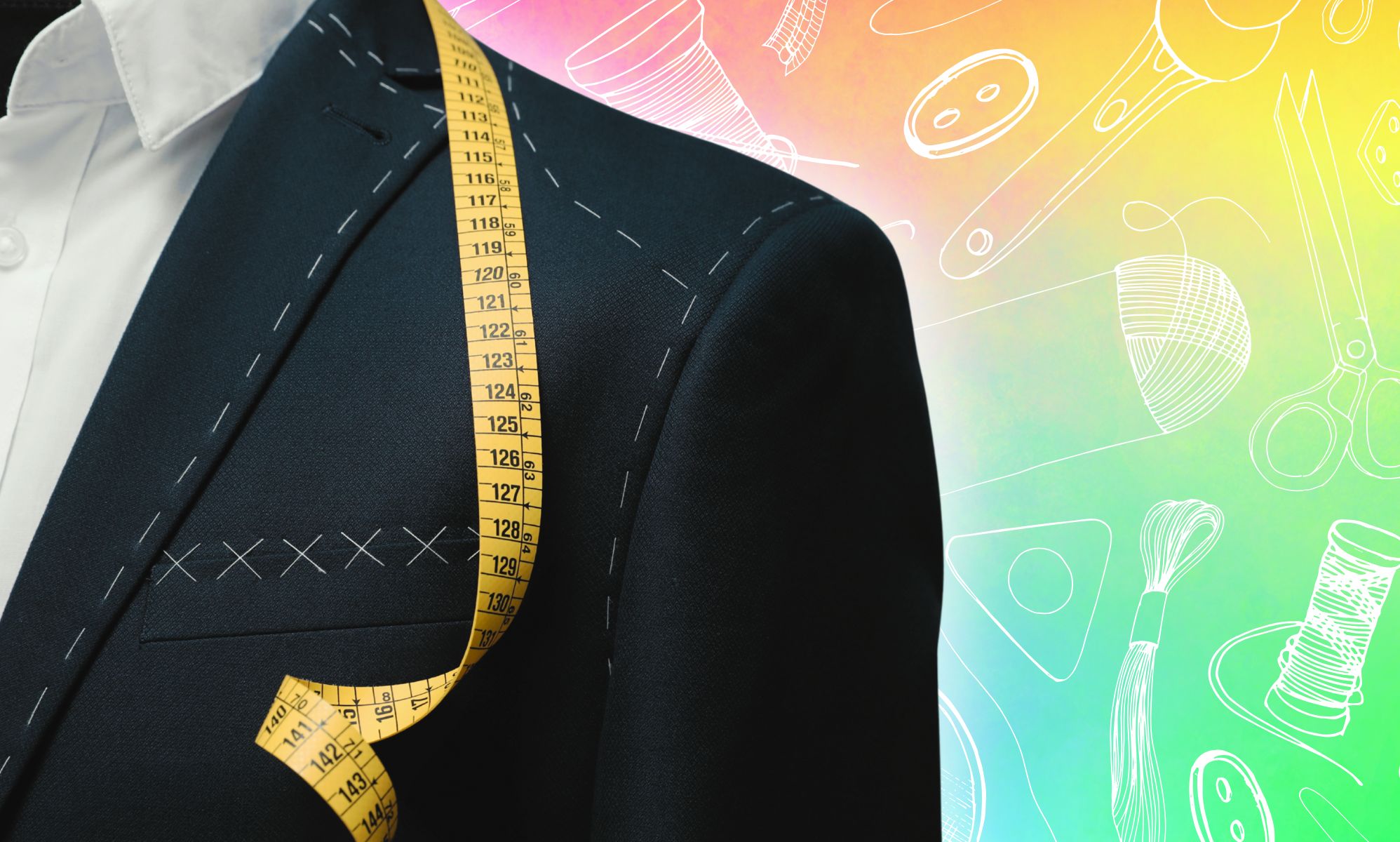 Tailor behind Lucy Spraggan's wedding suit is rejecting the binary
