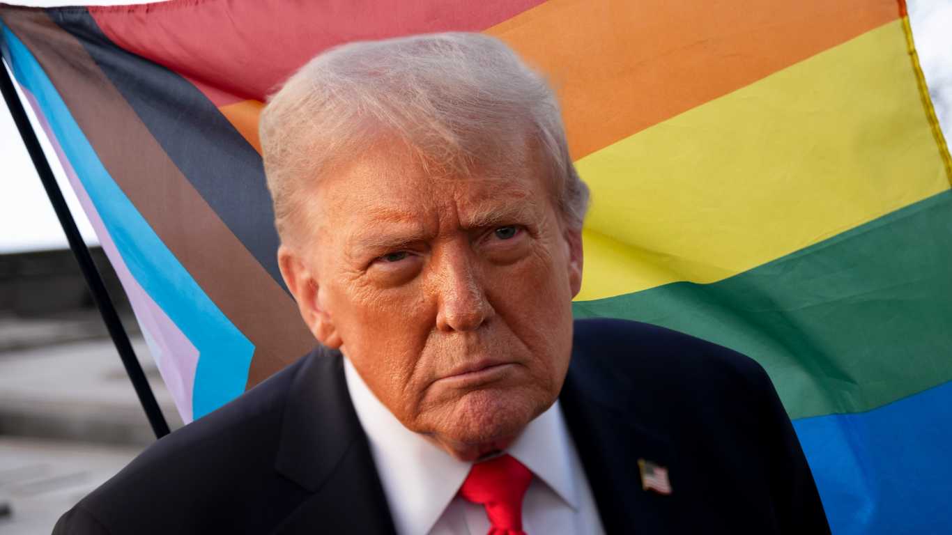Trump says he has 'no problem' with removing LGBT Pride flags