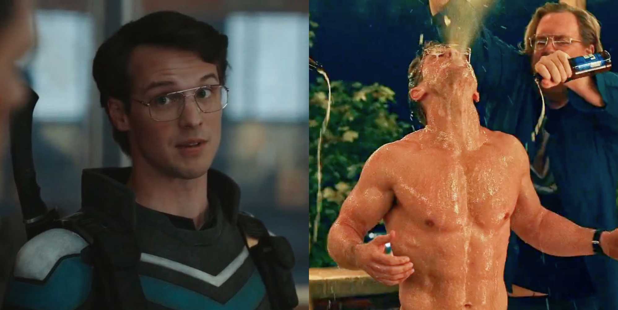 Peacemaker's Freddie Stroma sparks thirst in wet briefs scene