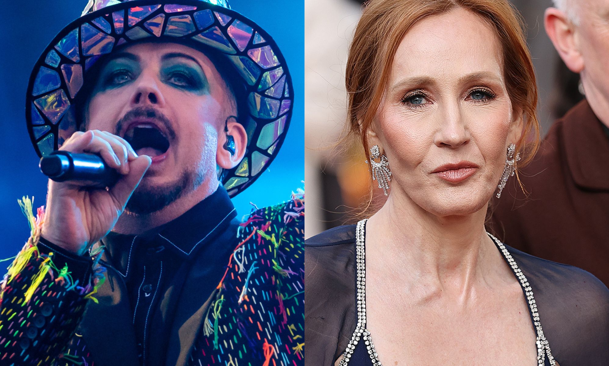 Boy George leaps to Emma Watson's defence, calls JK Rowling a 'wood snake'