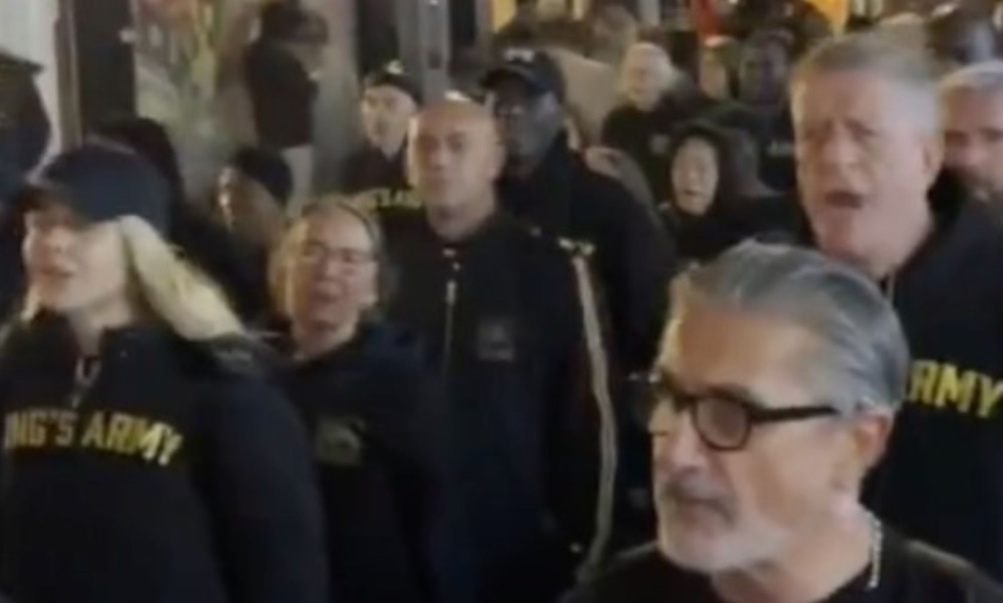 Right-wing 'King's Army' group marches through LGBTQ+ heart of London