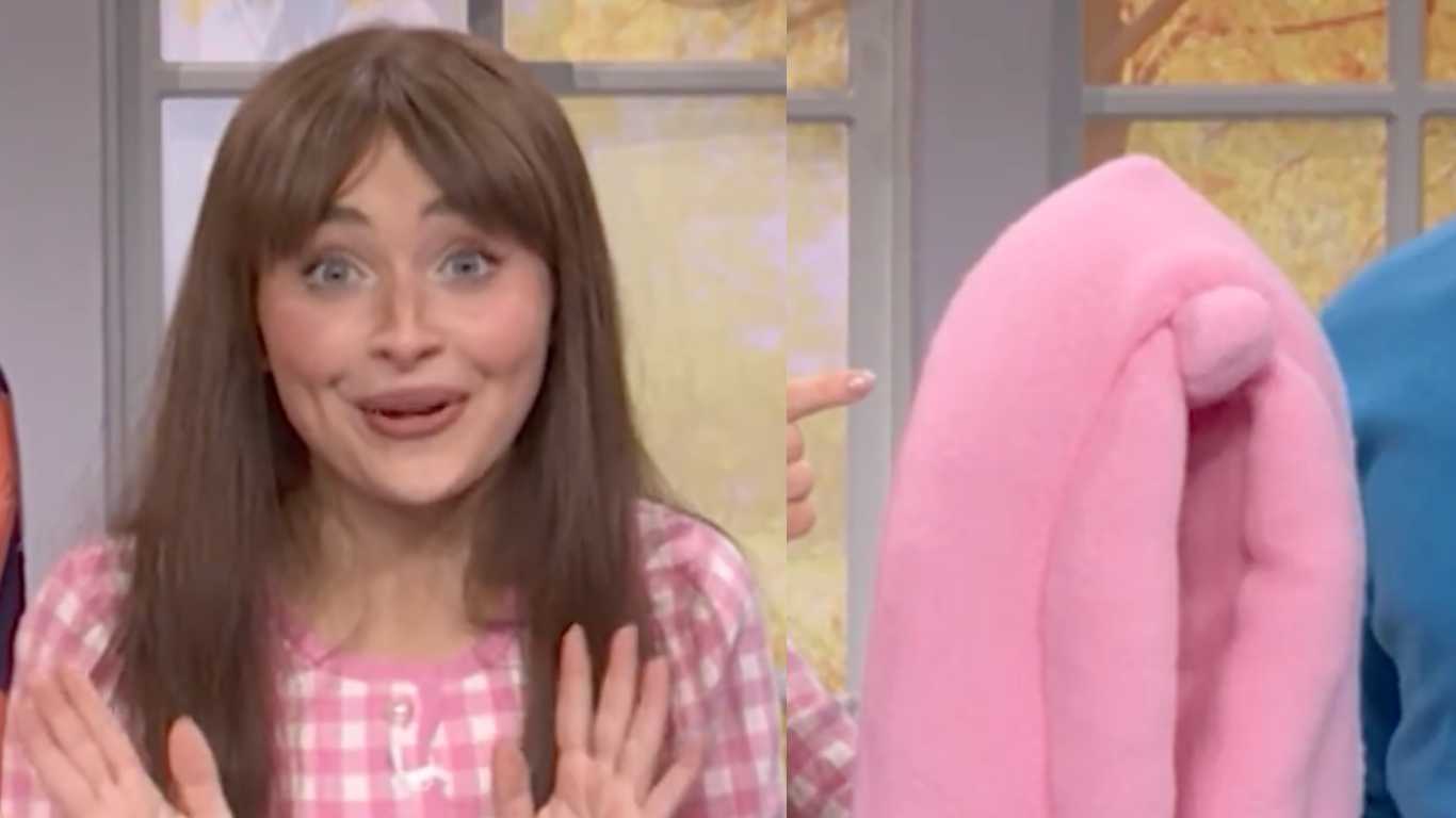 Sabrina Carpenter Slays In Hilarious Nsfw Vagina Pillow Snl Sketch