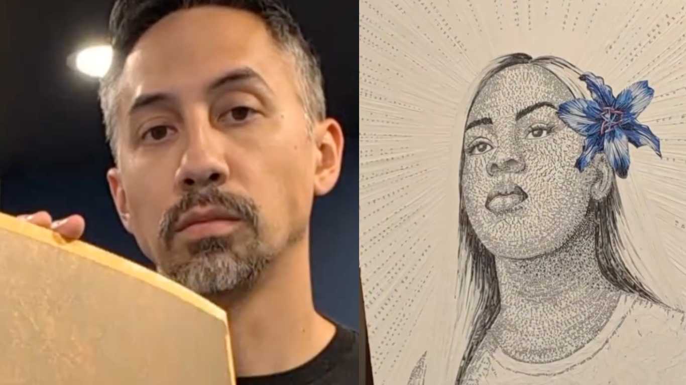 Trans artist Brogan Bertie named Portrait Artist of the Year