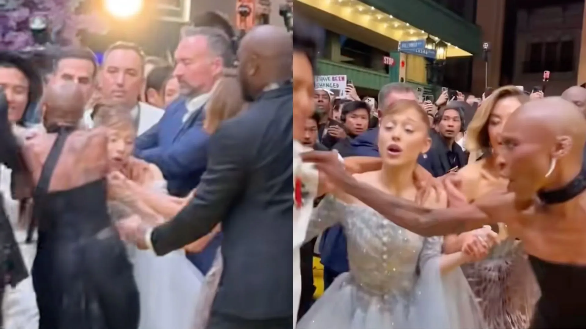 Cynthia Erivo leaps to protect Ariana Grande at Singapore Wicked: For ...