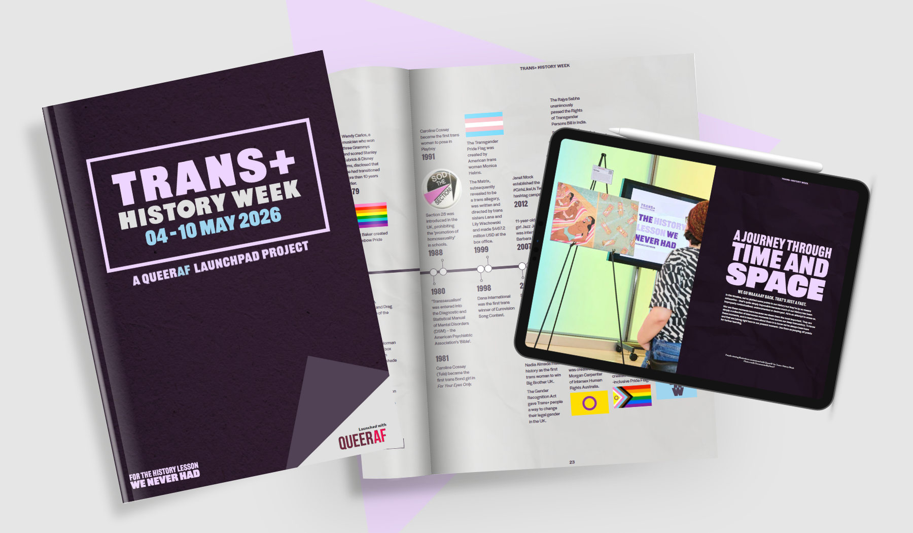 Trans+ History Week launches 2026 workbook: 'Always been here'