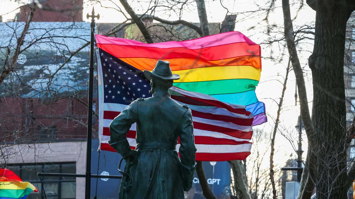 Navy veteran opens up about how she created the trans pride flag