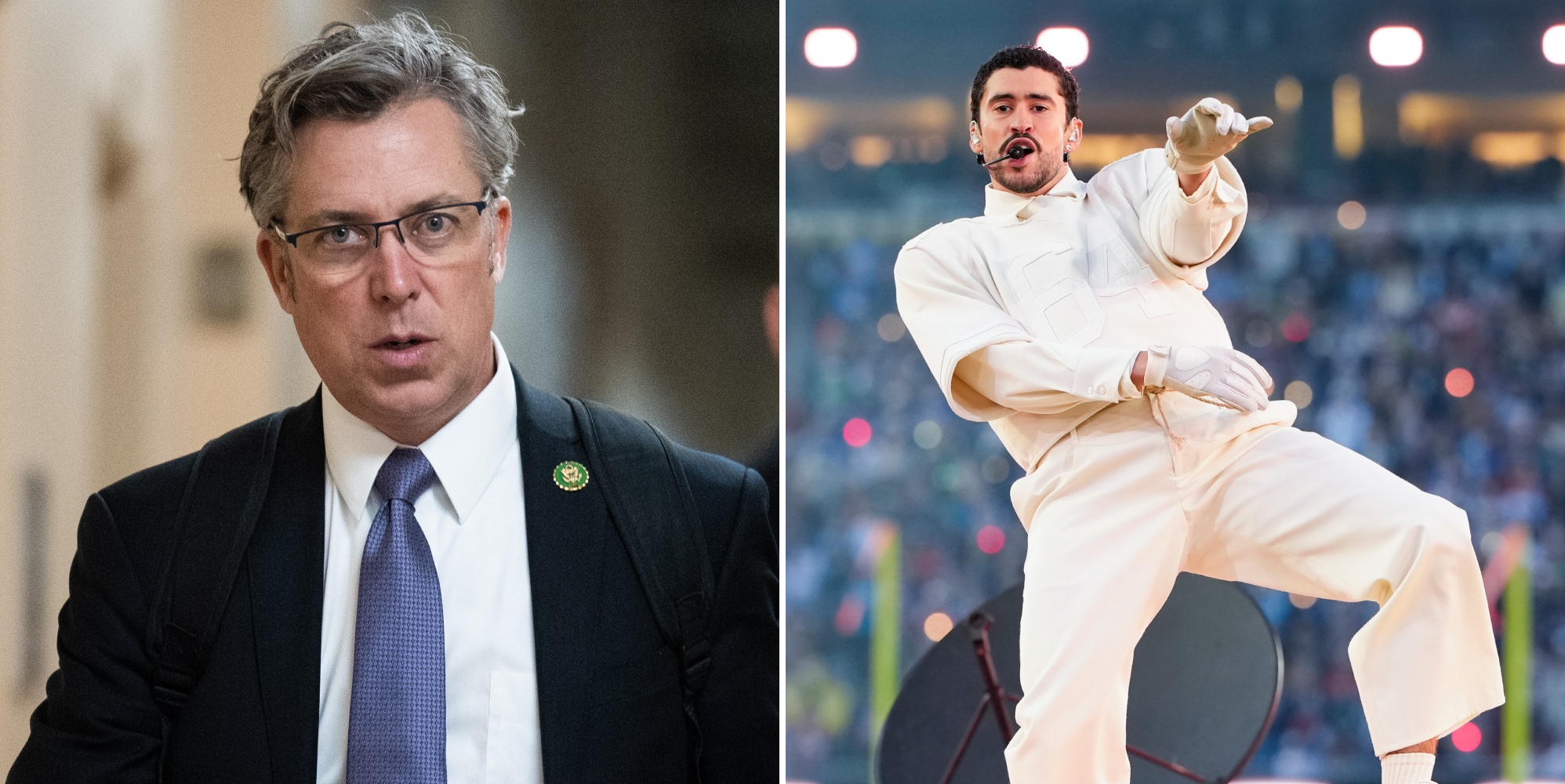 Congressman demands probe into Bad Bunny's 'pornographic' Super Bowl ...